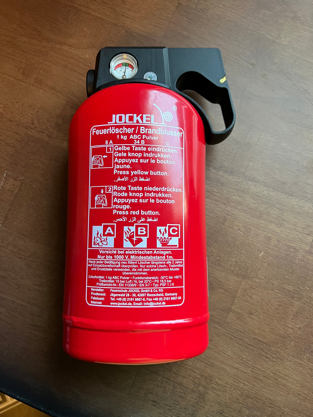 OEM Jockel Bare Fire Extinguisher