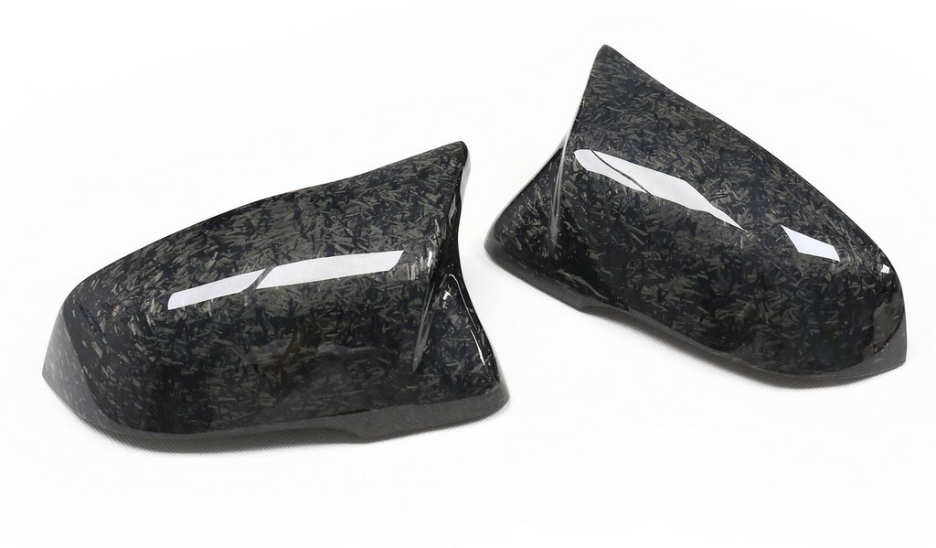 Forged Carbon M Style Mirror Caps F Series